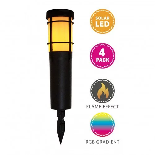 RGB solar Buitenlamp - Fuego tuinlamp | Nostalux.be