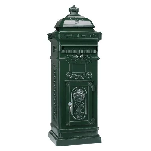 Pillar Post Box XL Green