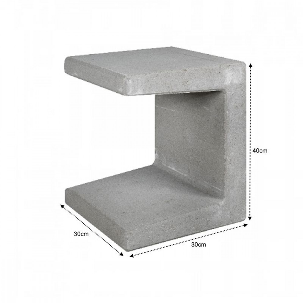 Betonelement voor brievenbus